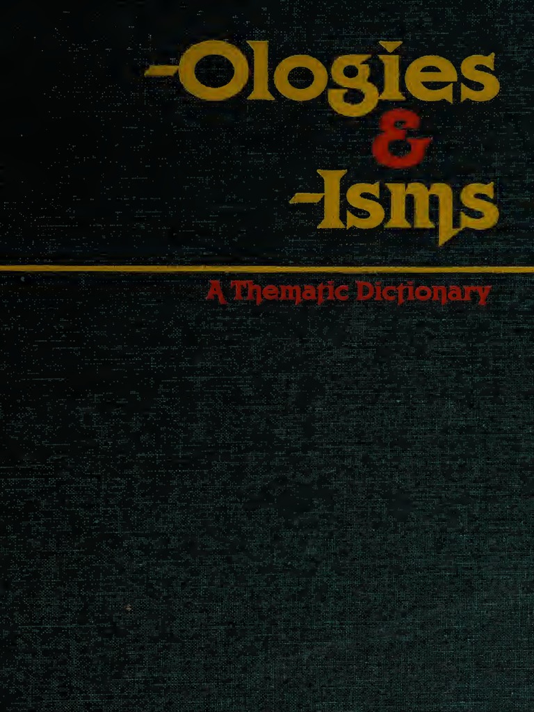 Ologies & - Isms - A Thematic Dictionary (1978 | PDF | Astronomy ...
