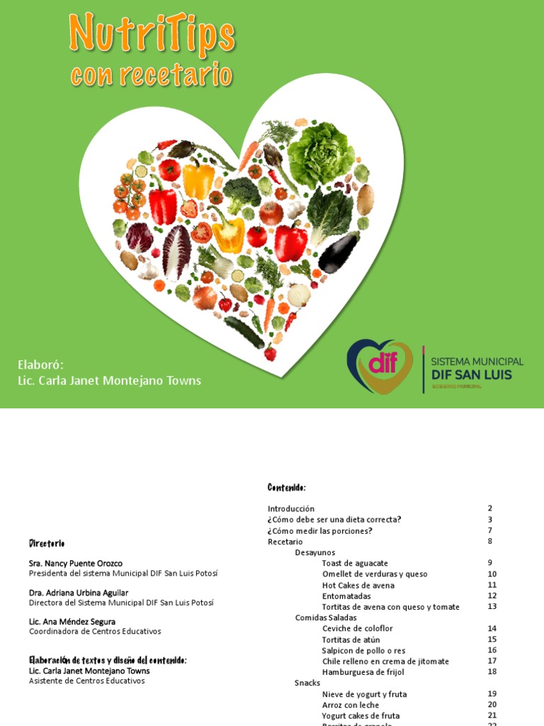 nutritips con recetario (Carla Montejano) | PDF