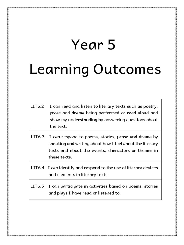 Year 5 | PDF | Learning | Picnic