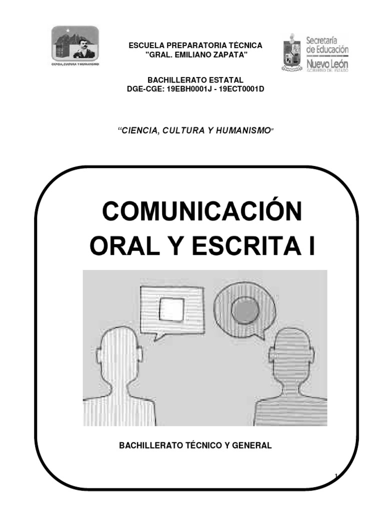 Comunicación Oral y Escrita 2 | PDF | Comunicación | Oración (Lingüística)