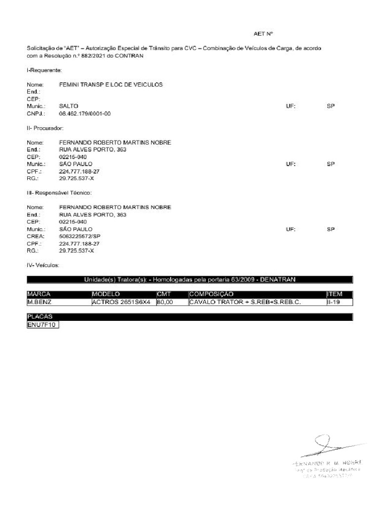 Projeto Tecnico Aet Os 20029 2023 | PDF