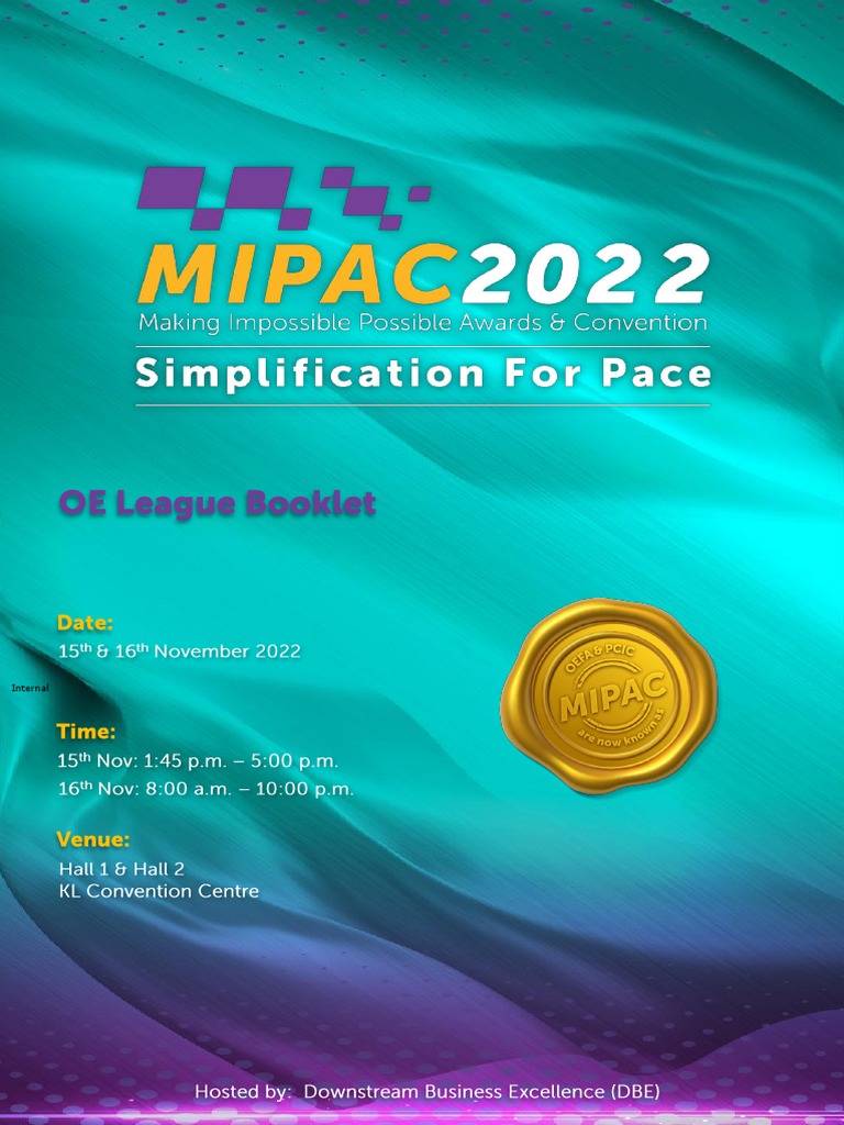 Physical Event Booklet - OE League Admin - SBA | PDF
