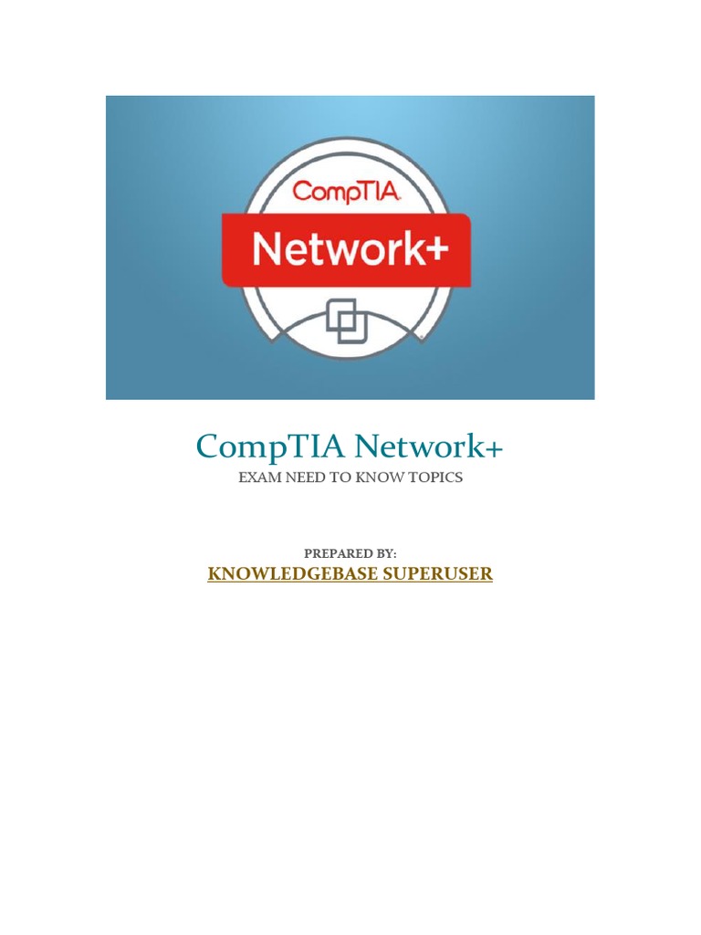 CompTIA Network+ Exam Essentials | PDF