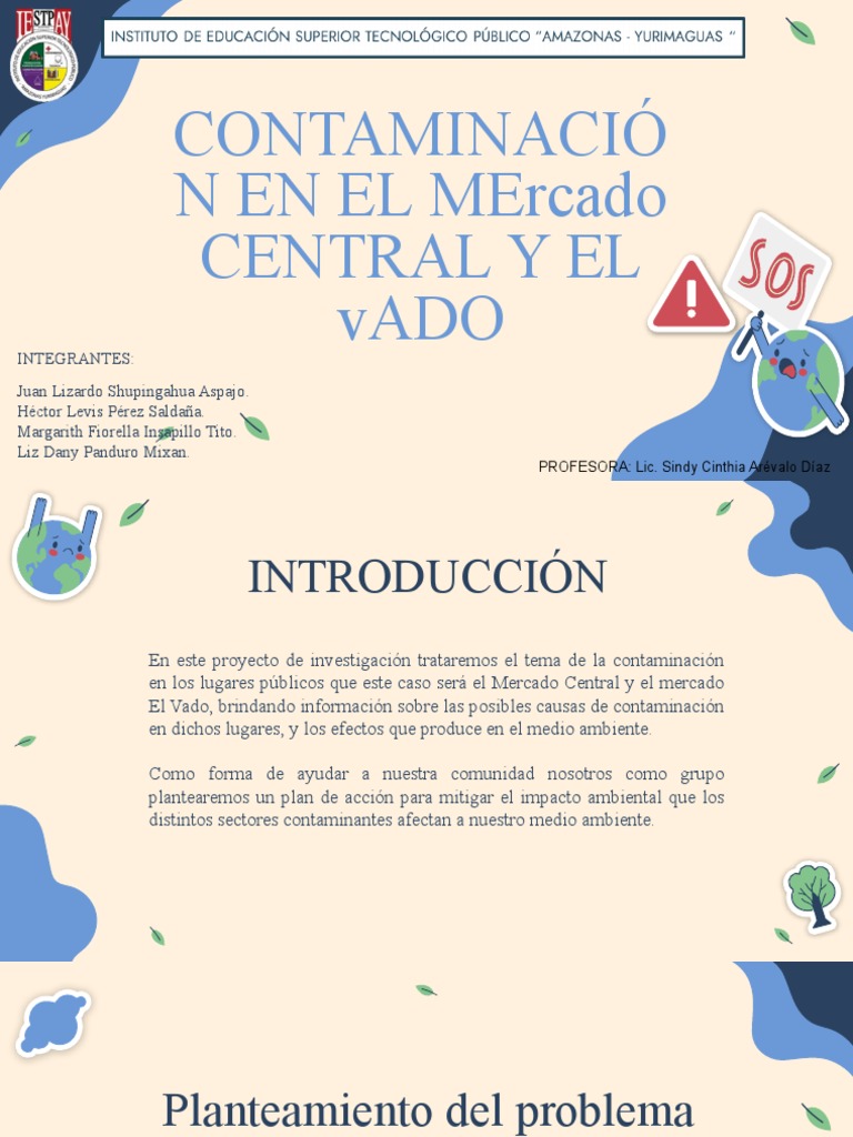 Proyecto Contaminacion | PDF | La contaminación del agua | Residuos