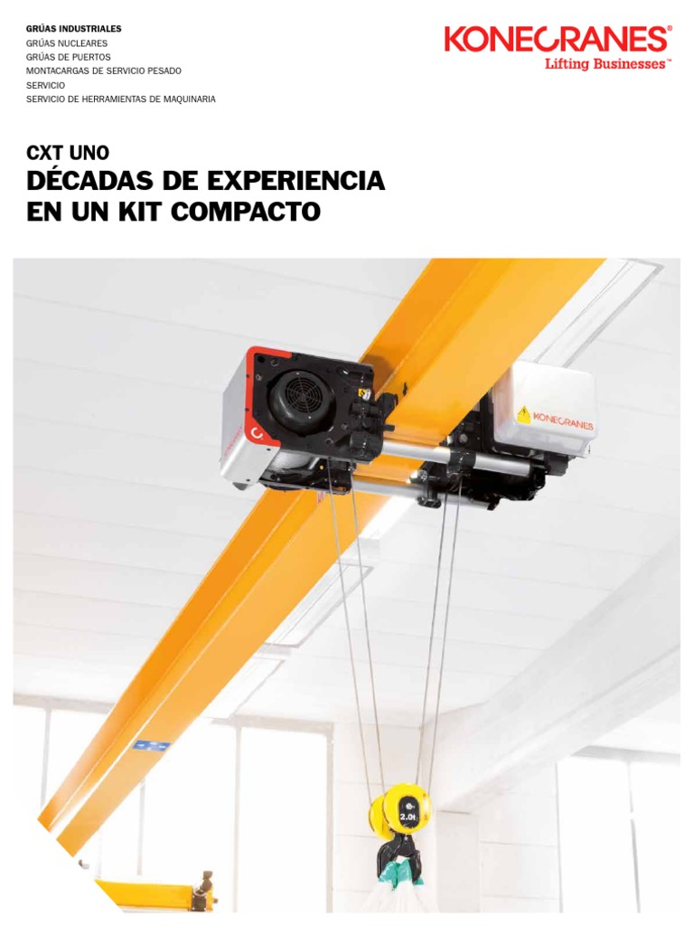 CXT Uno Brochure SP Konecranes 2017 | PDF | Grúa (máquina)