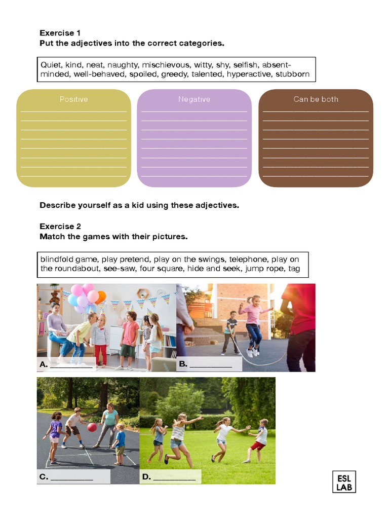 Childhood stories_Vocabulary_S | PDF