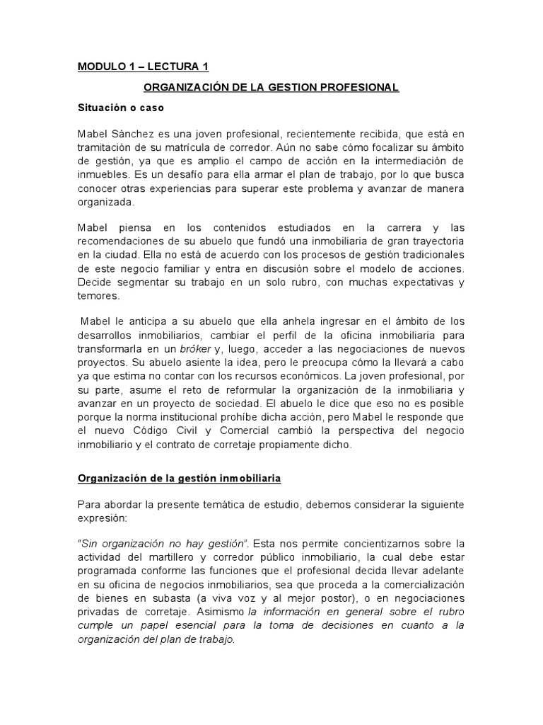 Modulo 1 (4 Lecturas) | PDF