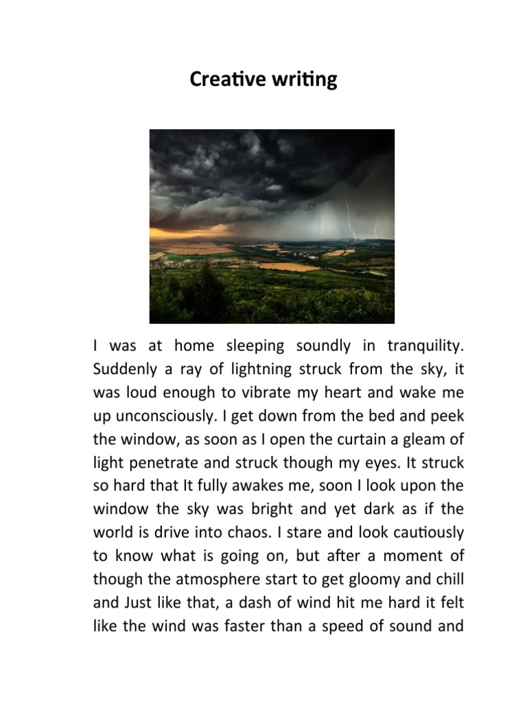 Storm (Creative Writing) | PDF