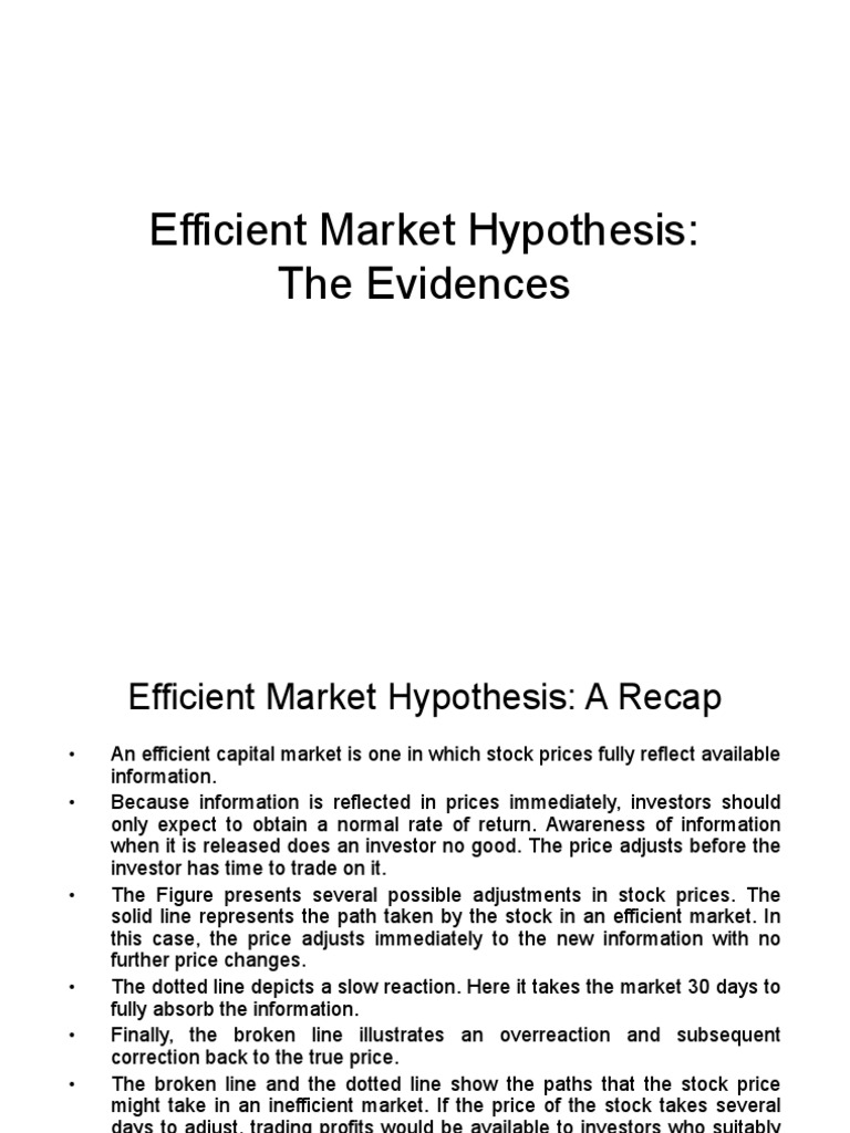 5. EMH Evidences | PDF