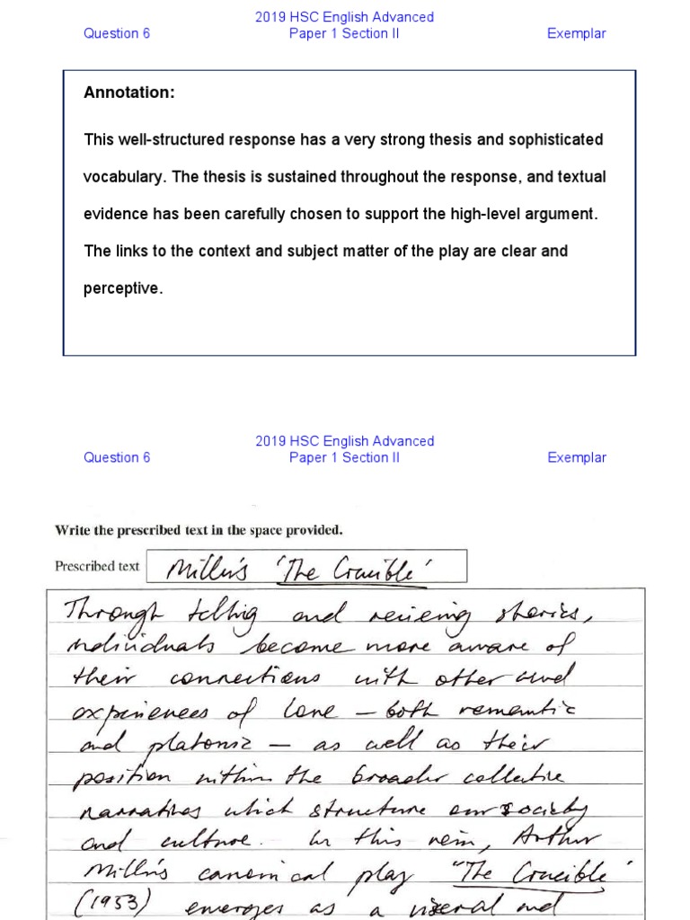 2019+HSC+ +English+Advanced++ +English+Advanced+Exemplar+Sample+Q6 ...