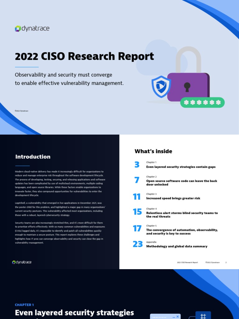 RP 2022 Global Ciso Report | PDF