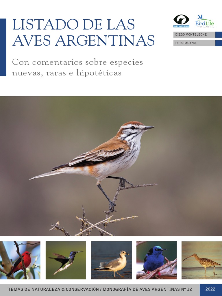 Listado de Las Aves Argentinas | PDF