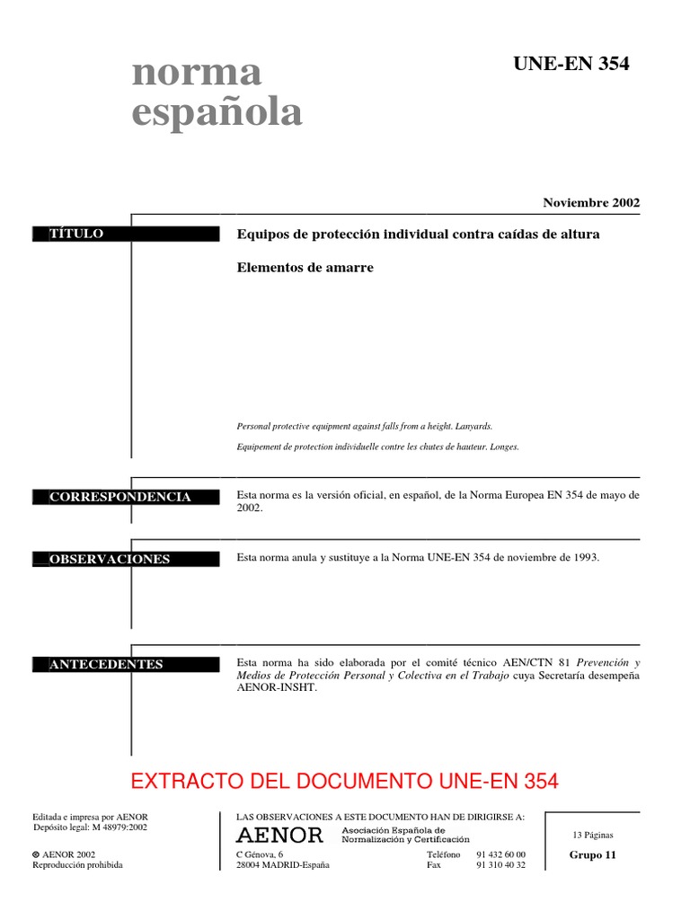 (Ex) Une-En 354 2002 | PDF