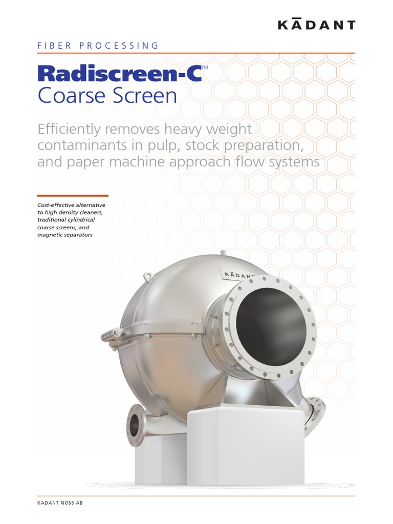 Radiscreen-C Coarse Screen BR-EN | PDF | Mechanical Engineering ...