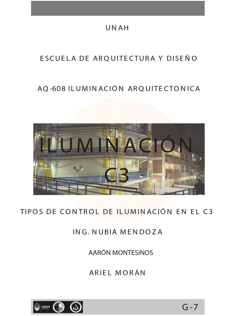 Tipos de Control de Iluminación en El Edf. C3 | PDF | Diodo emisor de ...