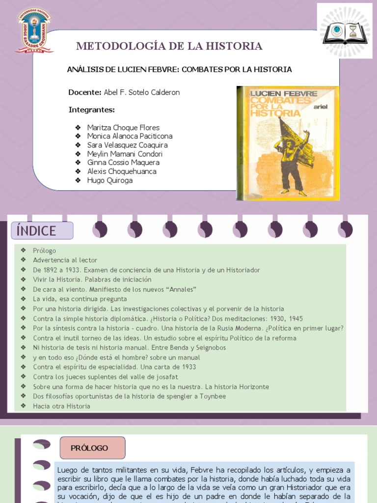 Metodologia Lucien Febvre | PDF