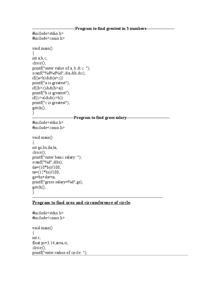 C Language Pdf Subroutine Parameter Computer Programming