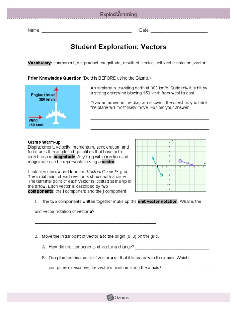 Vectors SE | PDF | Euclidean Vector | Angle