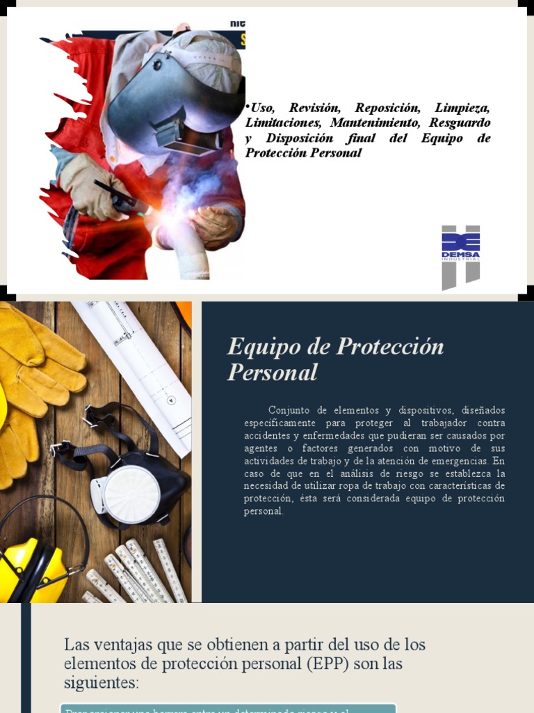 Presentacion EPP | PDF | Soldadura | Construcción