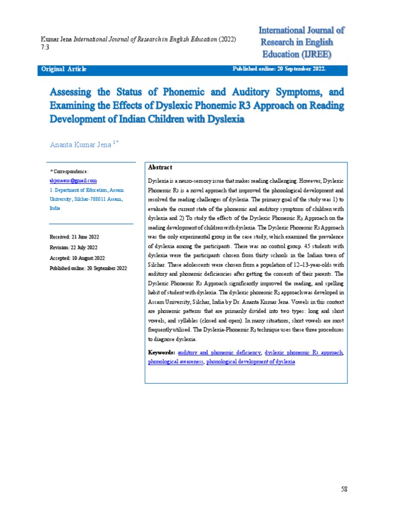 Ananta Kumar Jena: Original Article | PDF