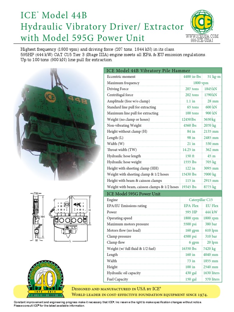 Model 44B With 595g | PDF | Deep Foundation | Vehicles