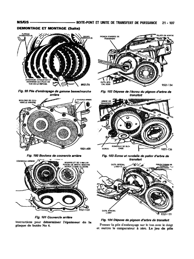 Manuel Atelier A604-41TE-2 | PDF