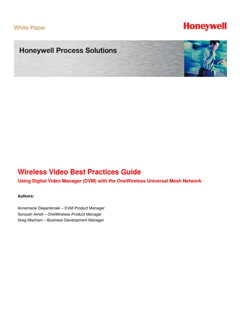 Wireless Video Best Practices Guide | PDF