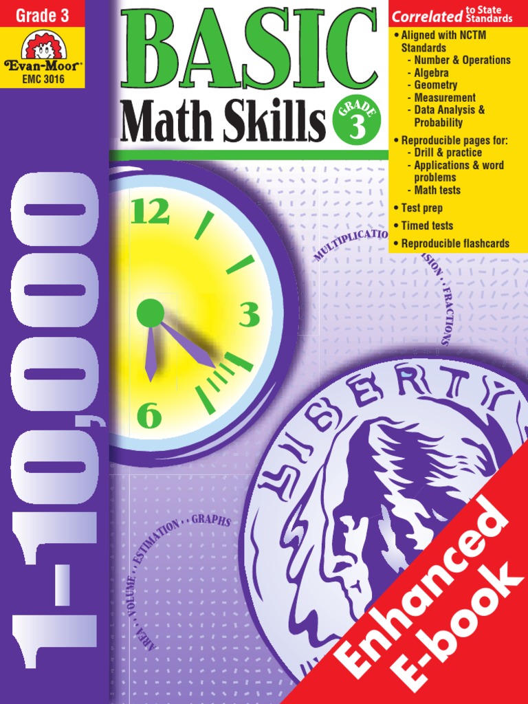 Basic Math Skills, Grade 3 (Evan-Moor Educational Publishers ...