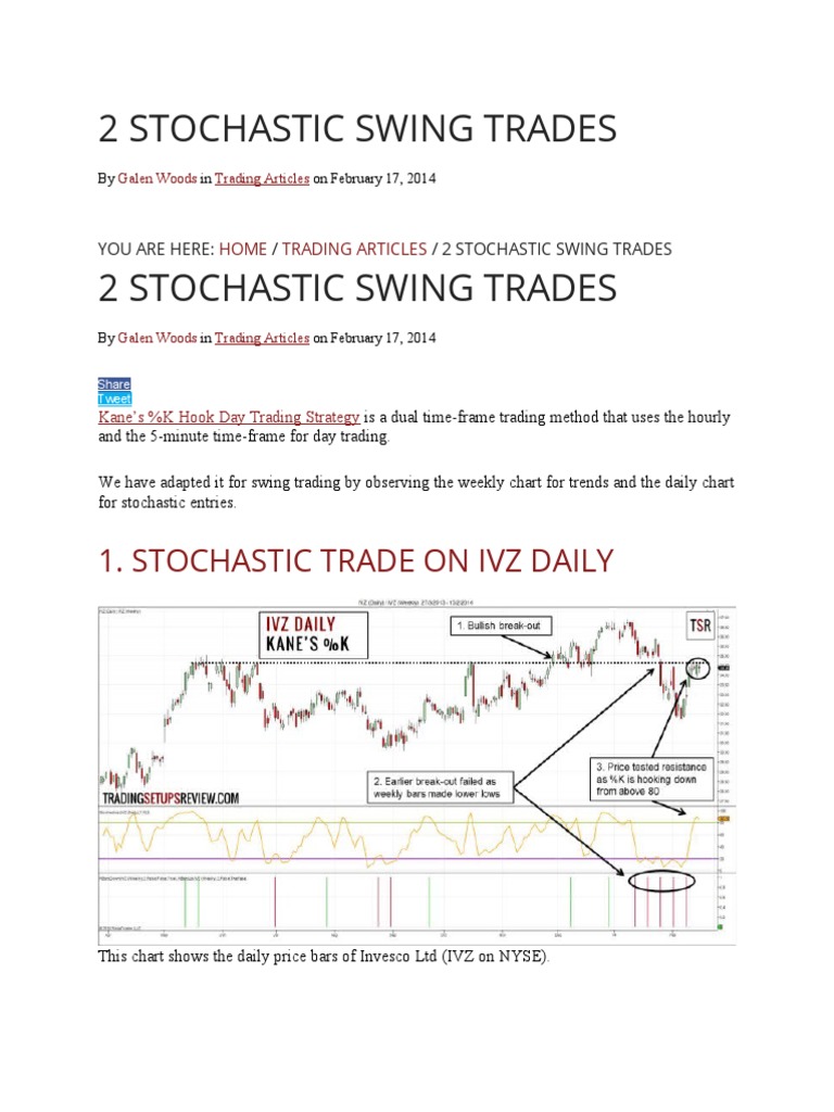 2 STOCHASTIC SWING TRADES | PDF