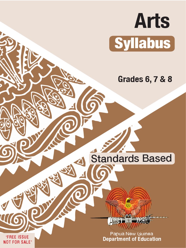 SP Arts Syllabus | PDF | The Arts | Teachers