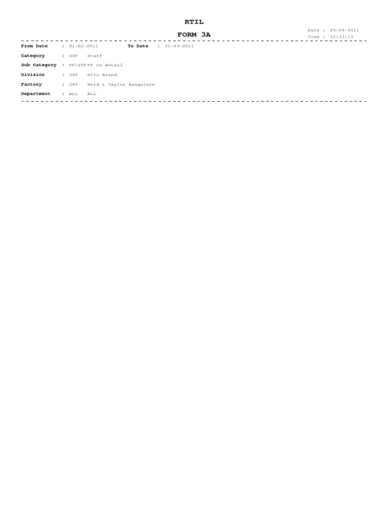 PF Form 3A | Download Free PDF | Employment | Pension