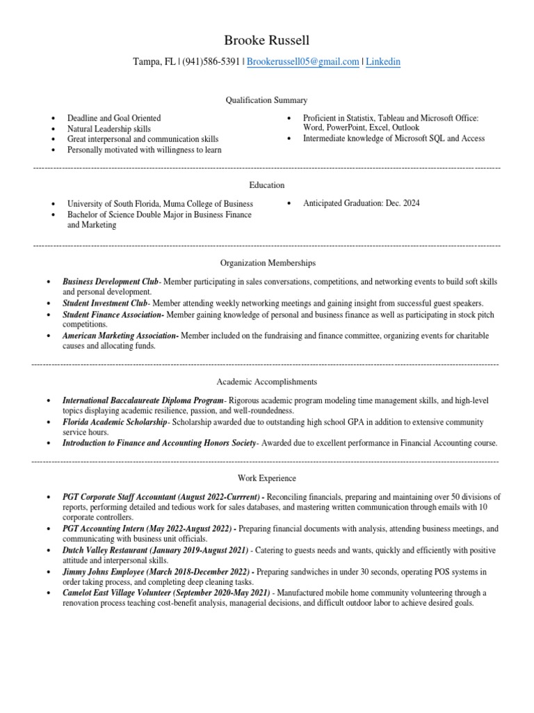 Resume-Brooke Russell | PDF