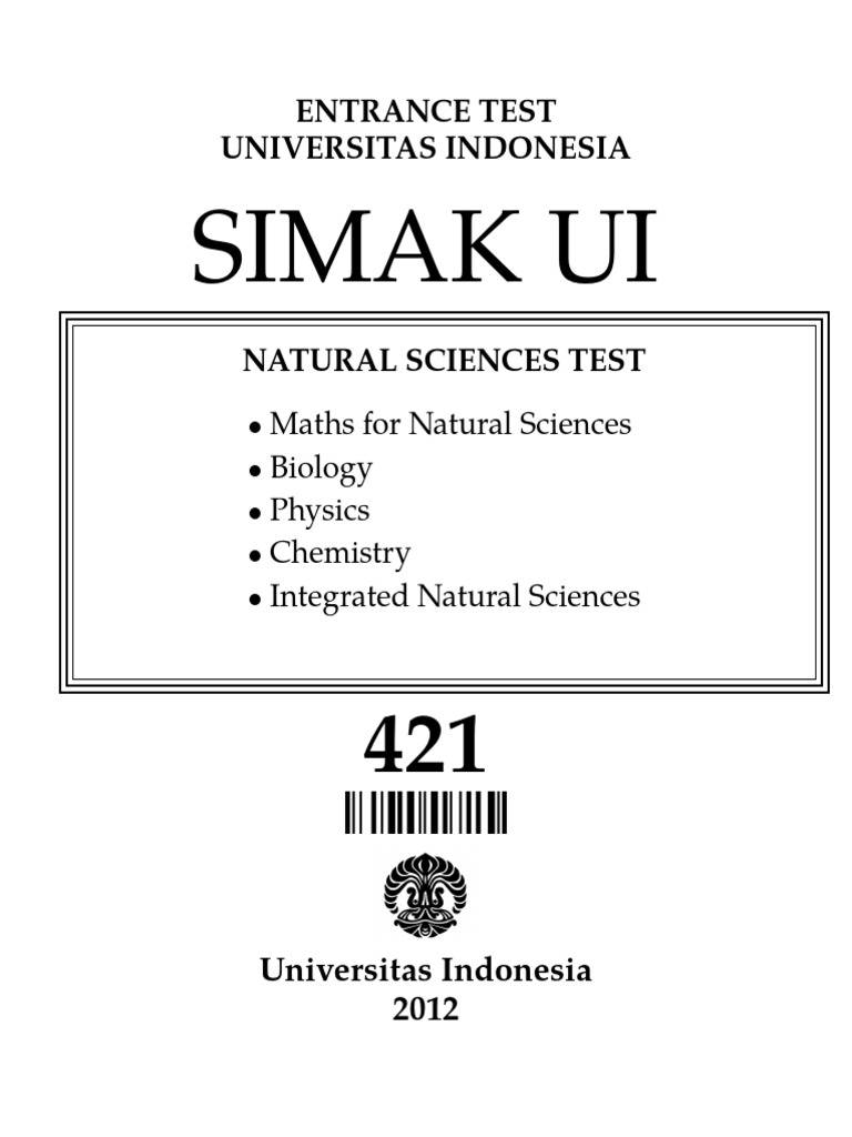 Simak Kki Chemistry | PDF
