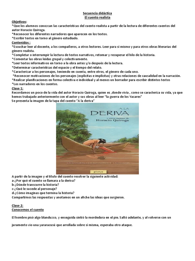 Cuentos Realistas | PDF | Cuentos | Narración