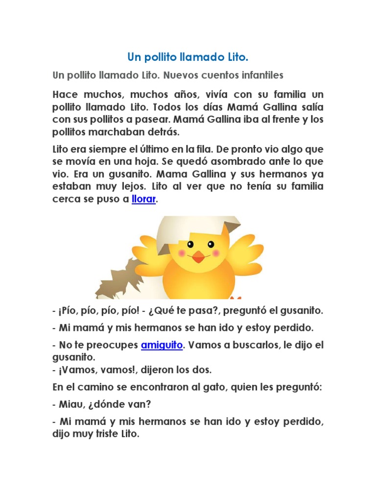 Pollito Lito | PDF