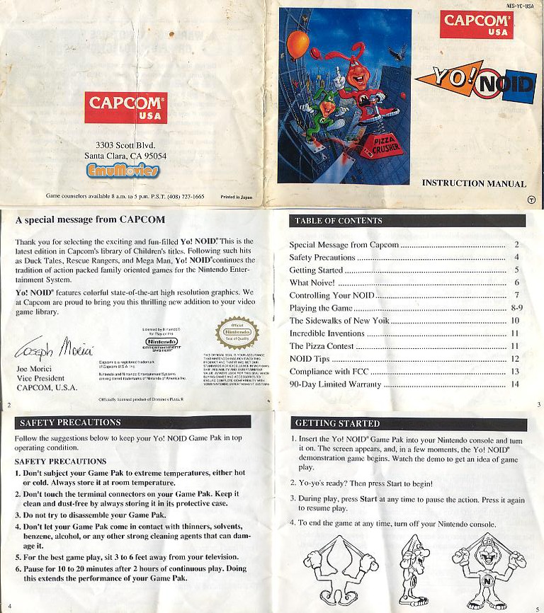 Yo!_Noid_-_1990_-_Capcom_Co.,_Ltd. | PDF