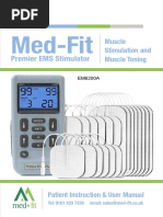 Electrode Placement For Electric Stimulation Charts | PDF