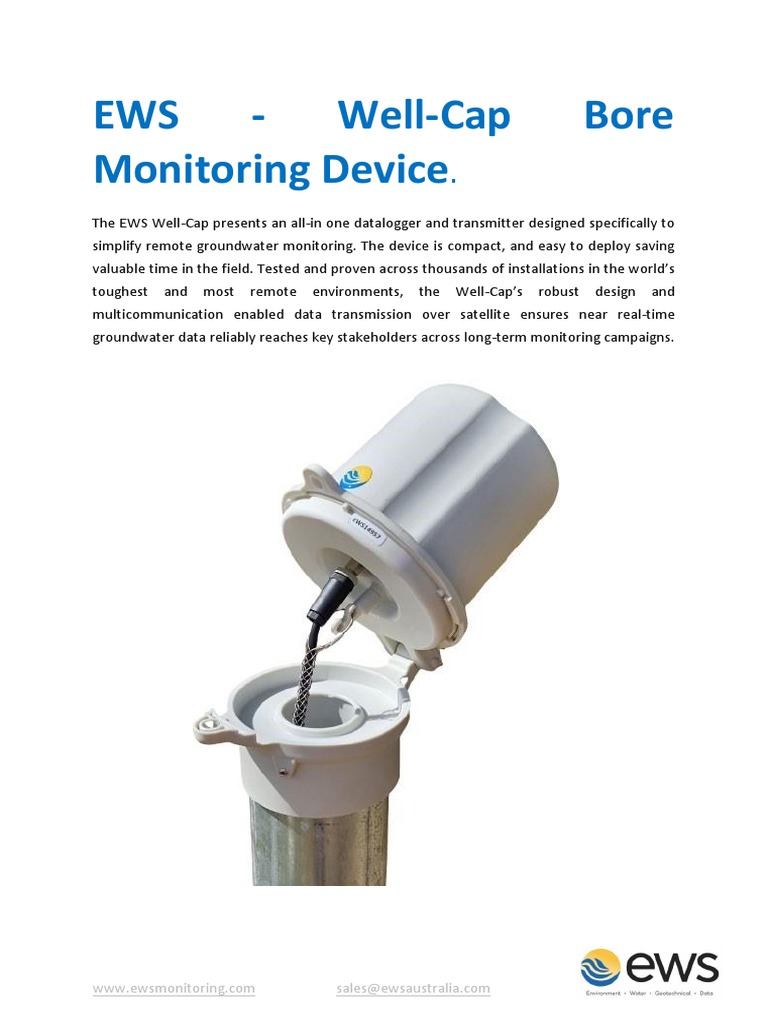 EWS-Well-Cap Capability Statement - Sat - Share | PDF | Bluetooth | Transmitter