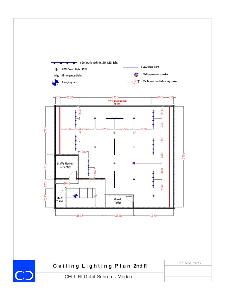 Ceiling Lighting Plan L2 | PDF