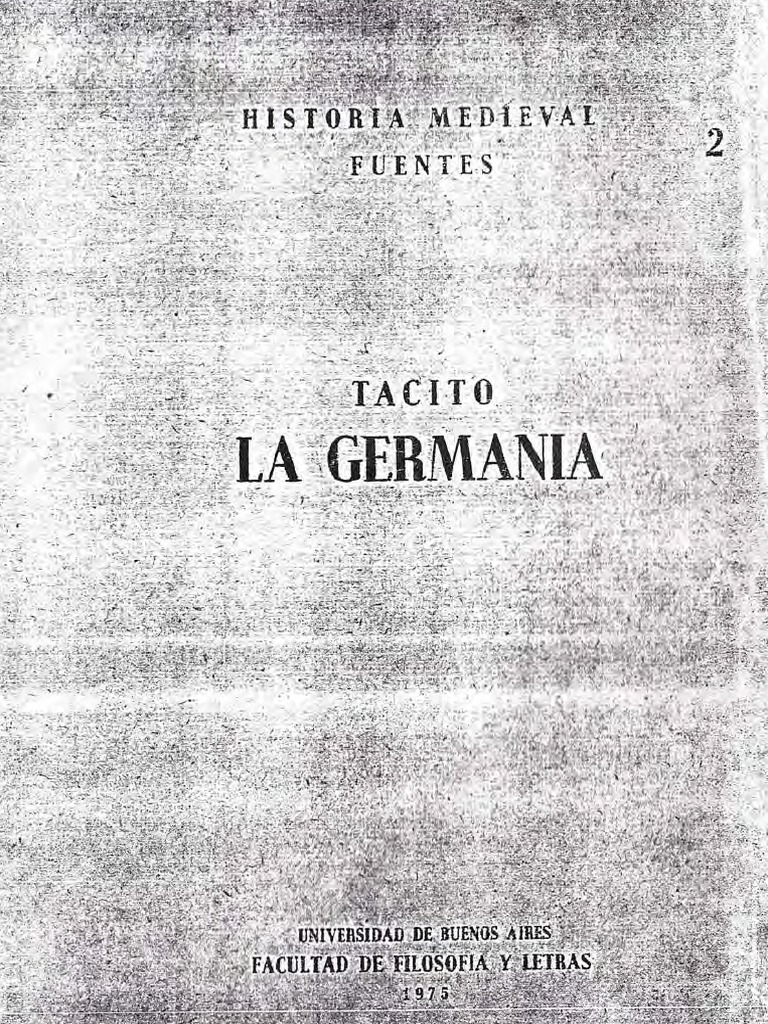 TACITO Germania Red | PDF