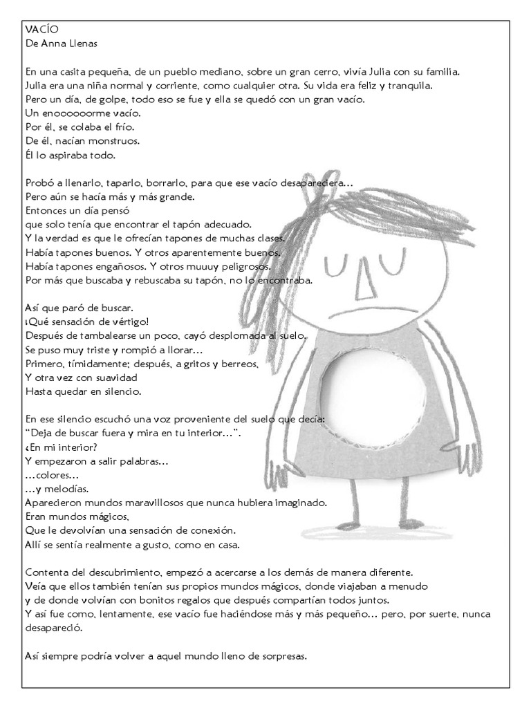 Cuento Vacío Pdf
