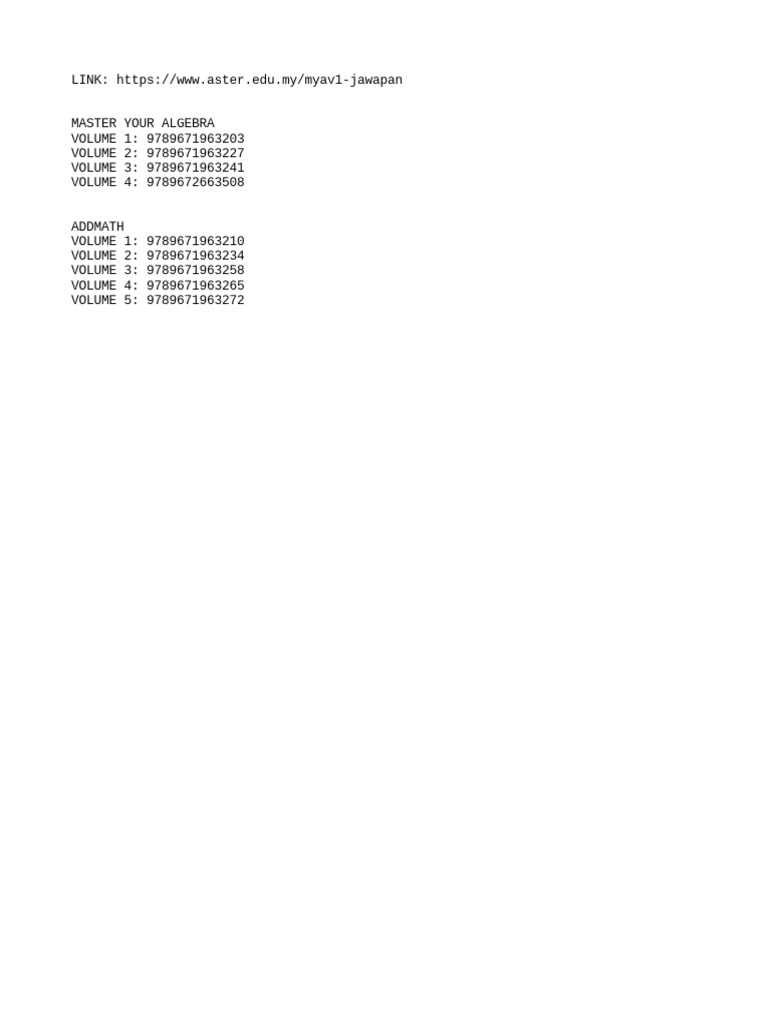 Code Jawapan Math Addmath Pdf