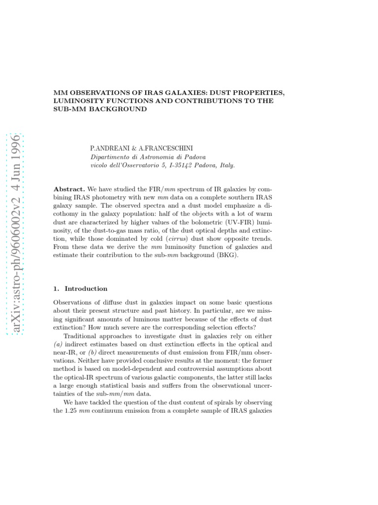 P.Andreani & A.Franceschini | PDF