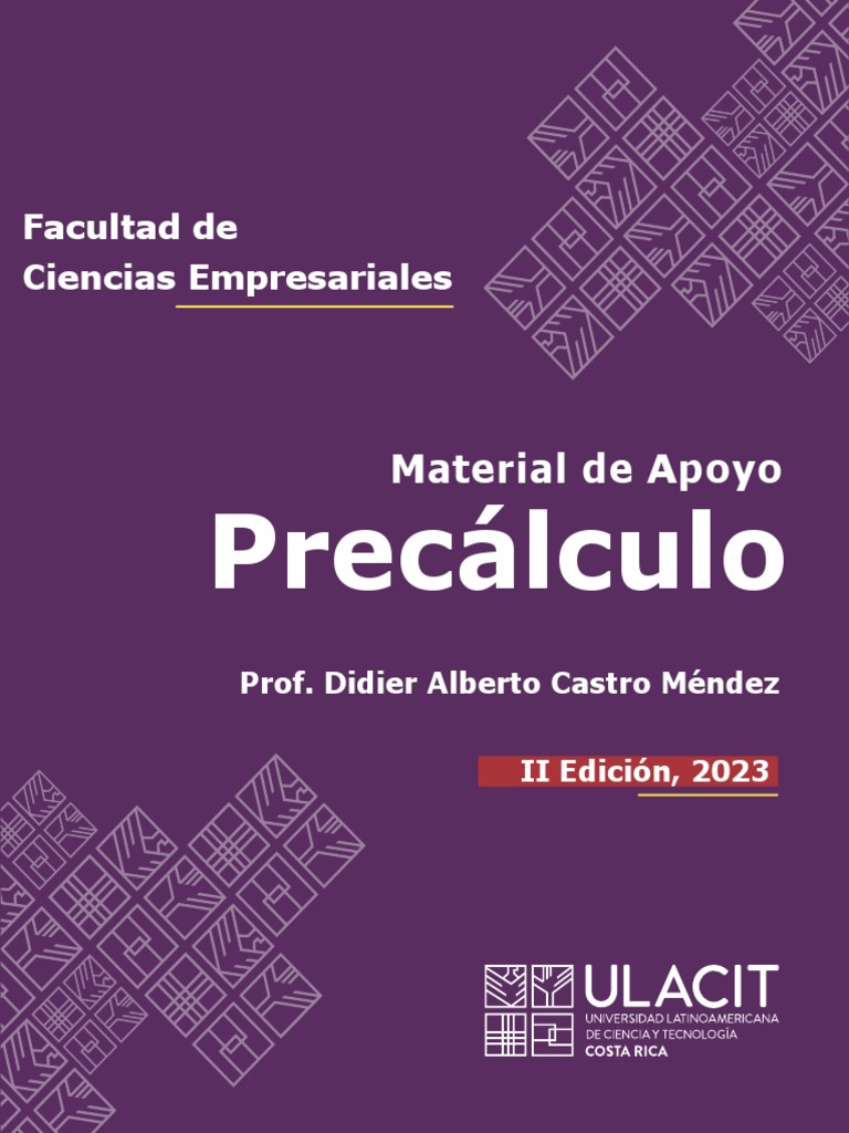 Libro Precalculo 2023 | PDF