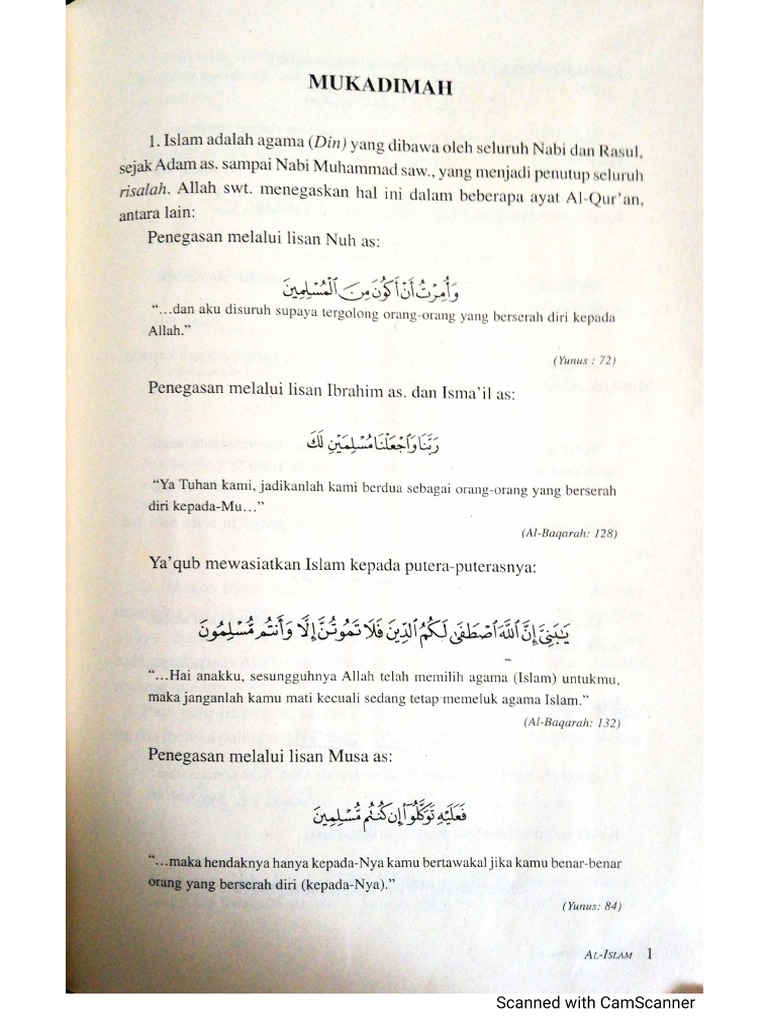 Mukadimah Al-Islam Said Hawwa | PDF