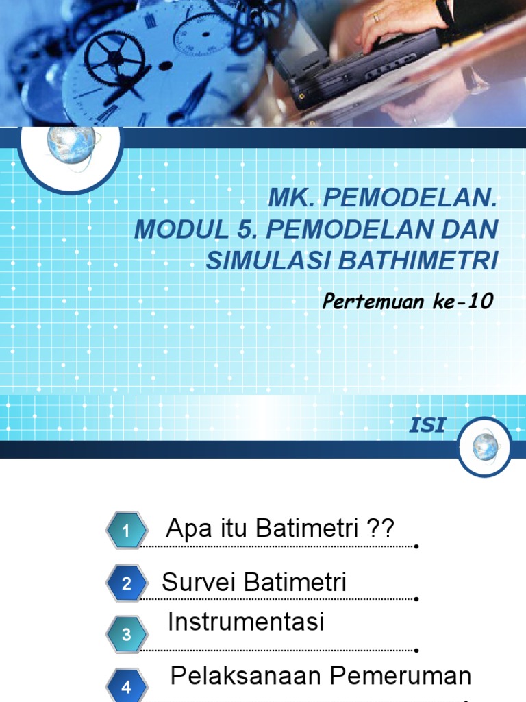 Bahan Ajar Pemodelan Batimetri | PDF | Sains & Matematika