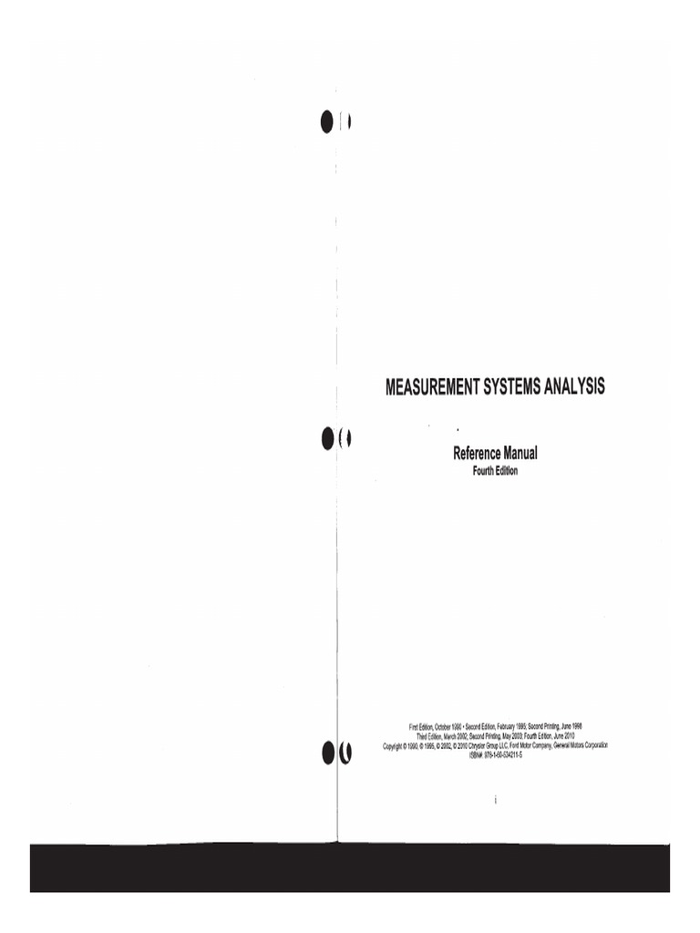 MSA 4th Edition | PDF | Statistics | Applied Mathematics