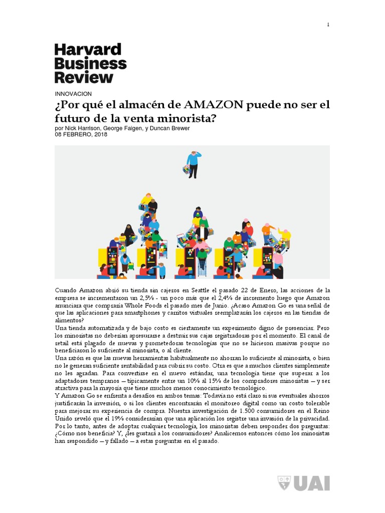 TP03. Amazon Go - U6 | PDF | Business