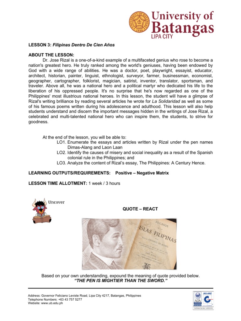 RZL Module 4 Lesson 3 | PDF