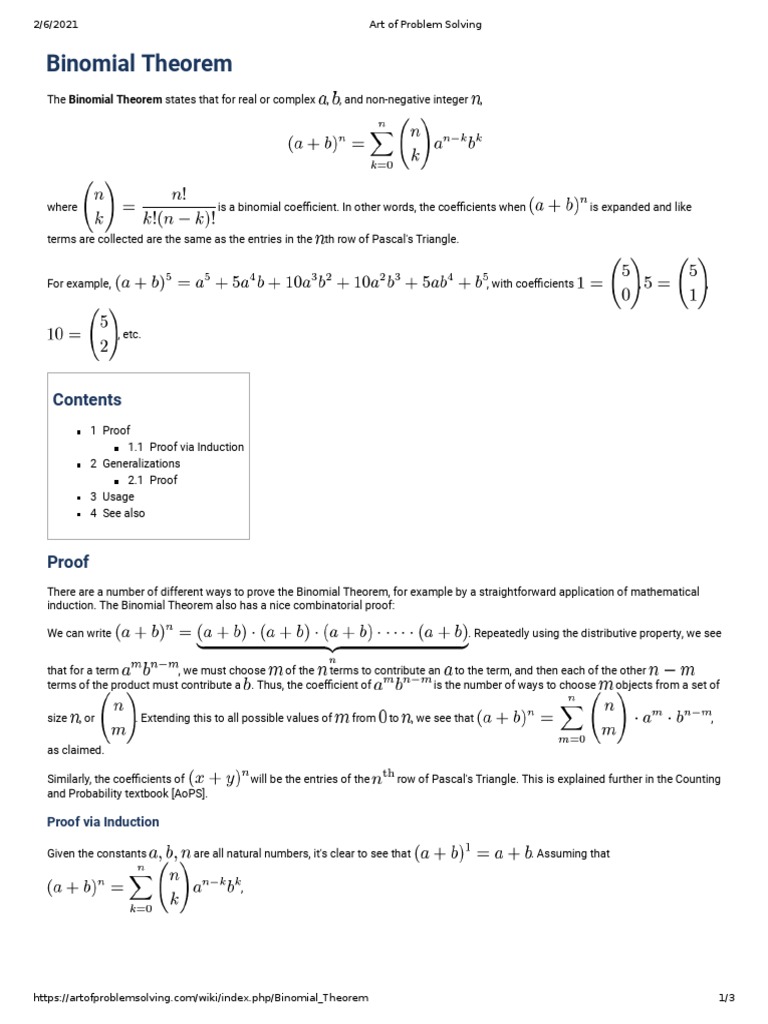 Art of Problem Solving | PDF | Algebra | Mathematics